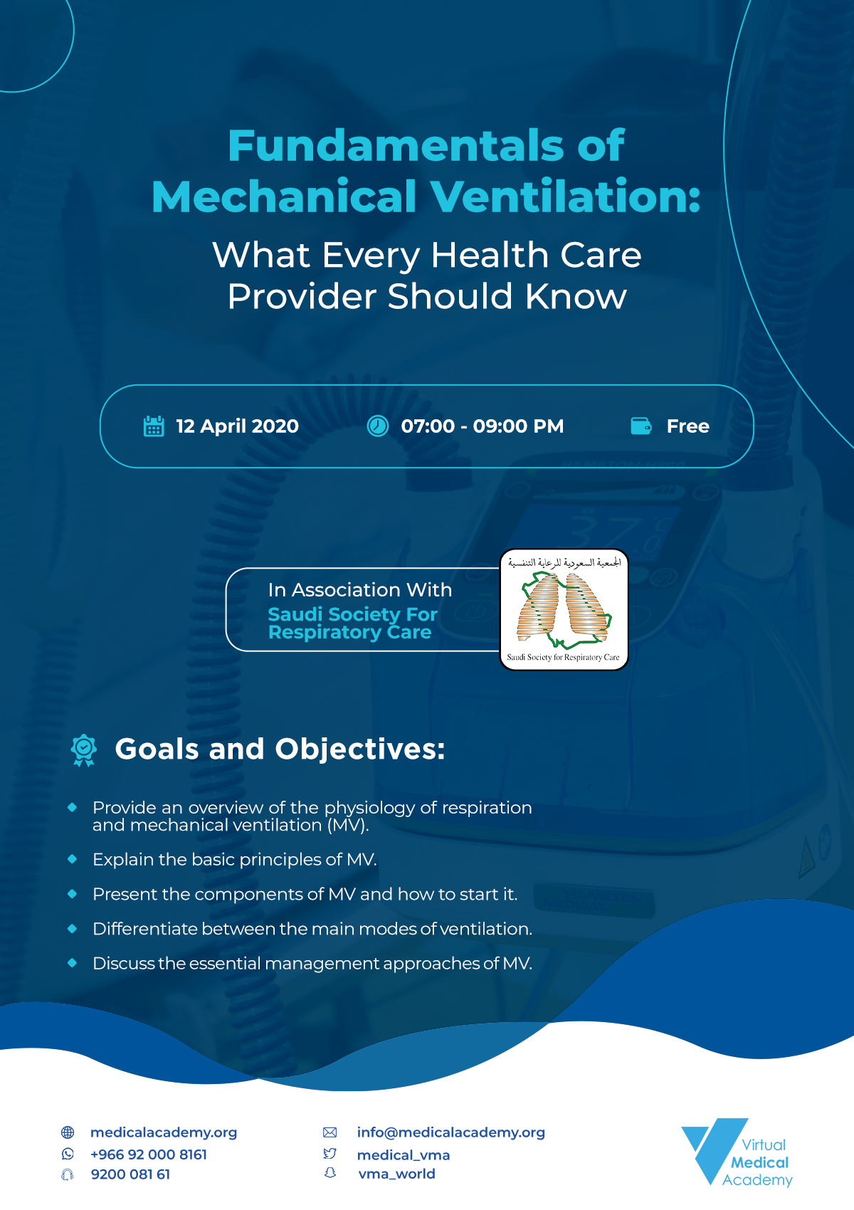 محاضرات أساسيات التنفس الاصطناعي – ssrc